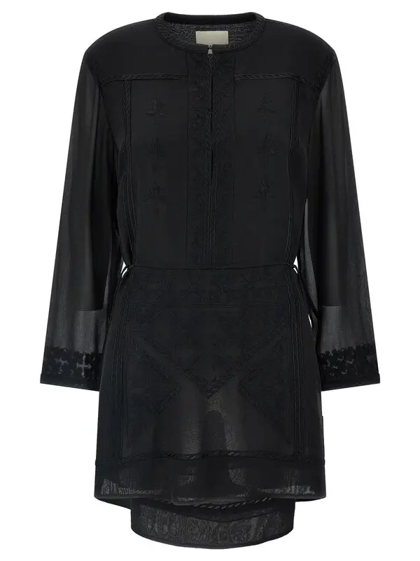 Isabel Marant Oaria Mini Dress - Black