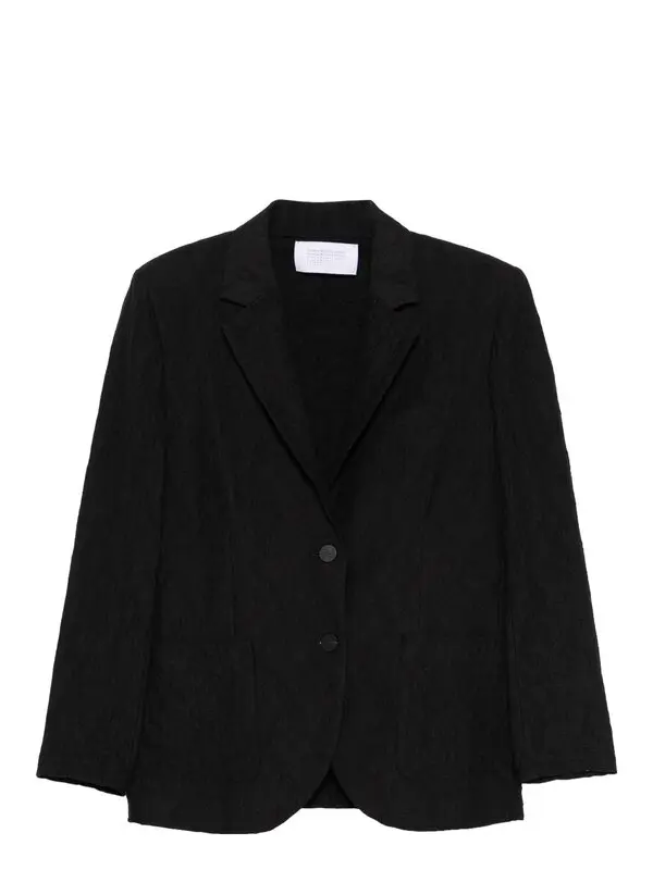 Harris Wharf London Cotton Blend Blazer - Black