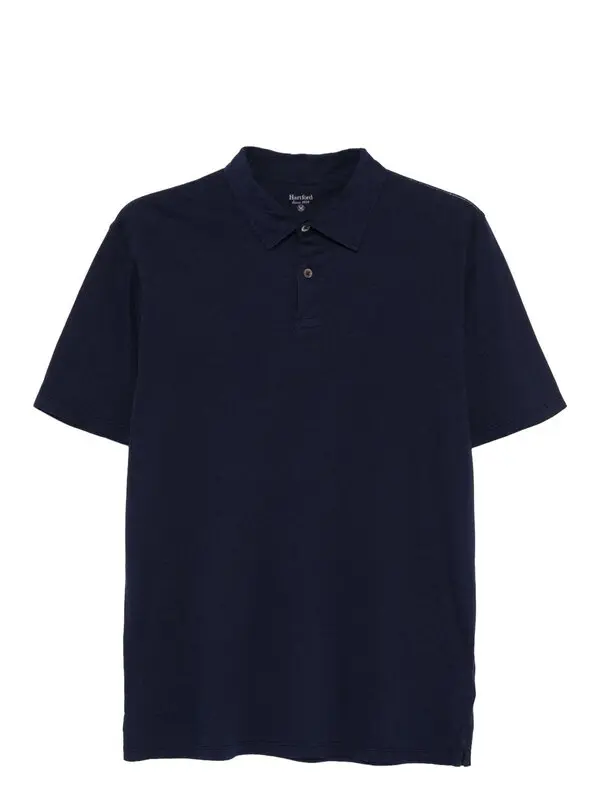 Hartford Cotton Polo Shirt - Blue