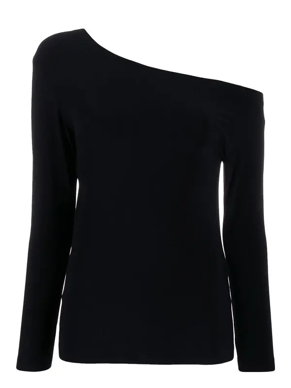 Norma Kamali Long Sleeve Top - Black