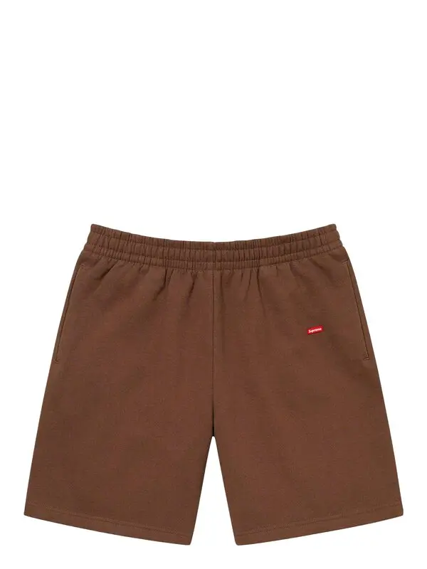 Supreme Small Box Sweatshort - Brown