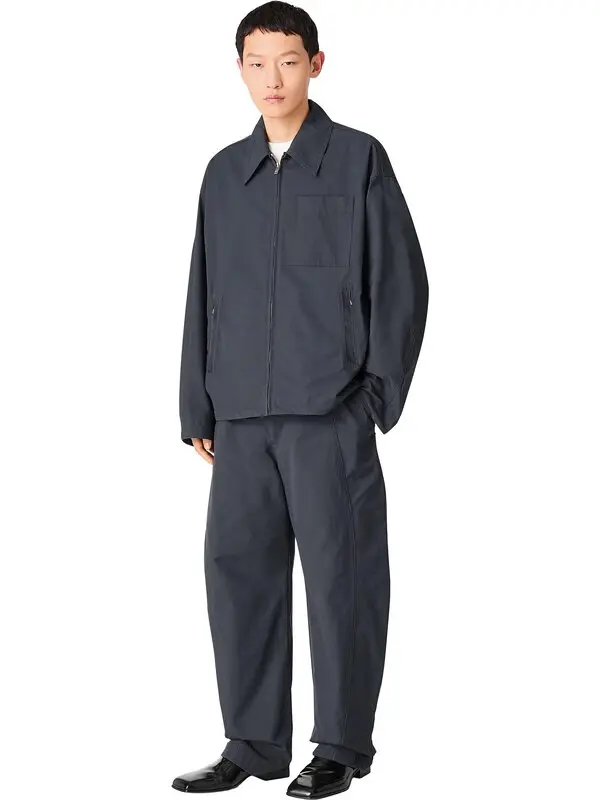 Bottega Veneta Resinated Cotton Blouson - Vulcano