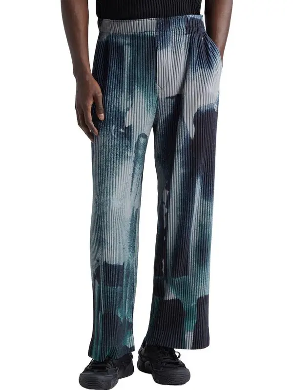 Issey Miyake Wind Walk Pleated Pants - Gray