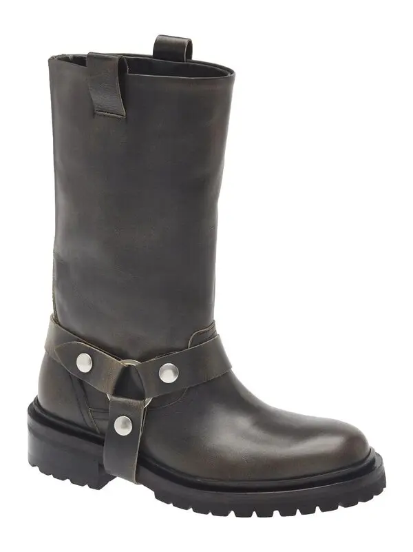 GOLDEN GOOSE Kurt Moto Boots - Black
