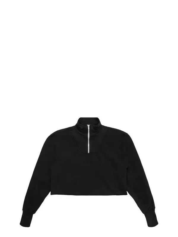 LES TIEN Half-zip Pullover - Black