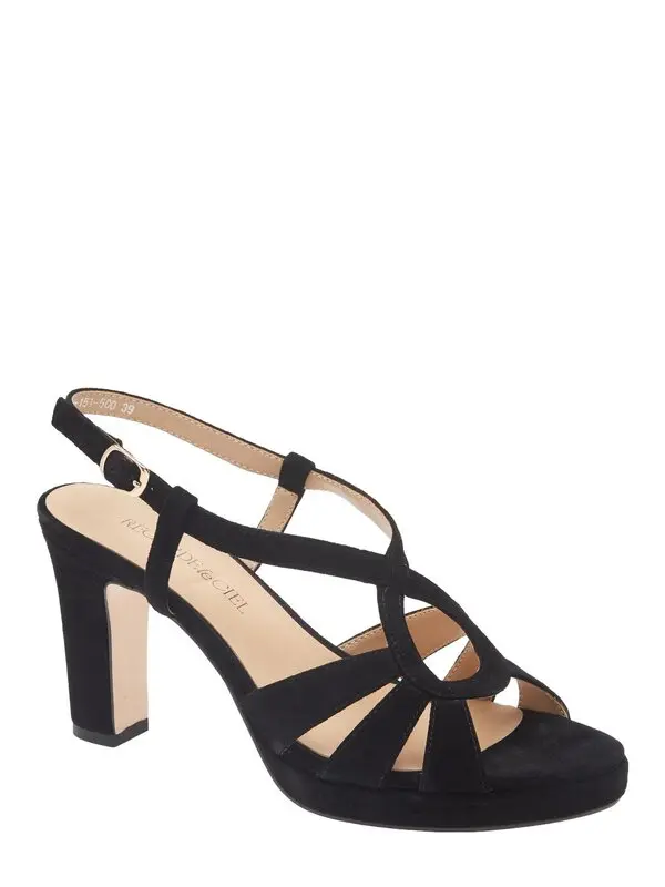 Regarde Le Ciel Martina Platform Sandals - Etna Black