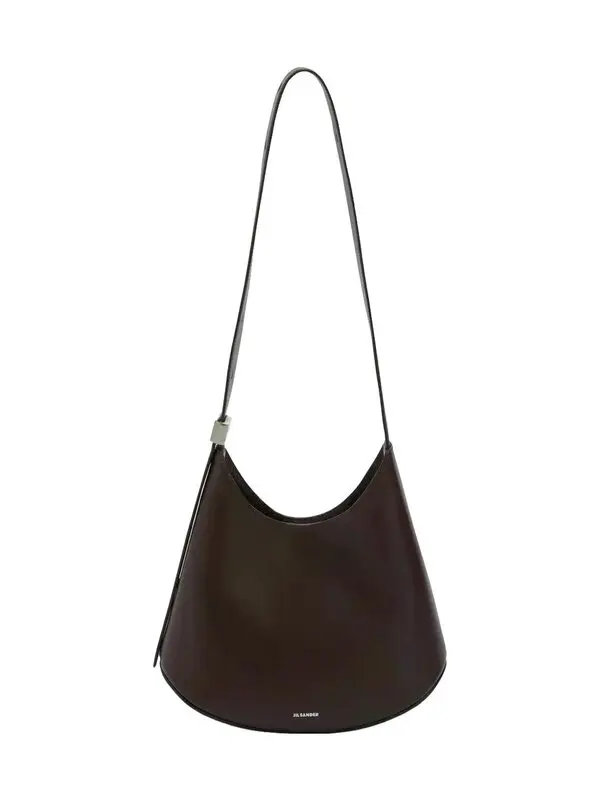 JIL SANDER Small Eldorado Shoulder Bag - Brown