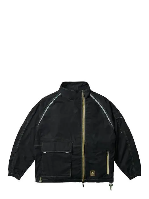 PALACE Maharishi Asymmetric Track Jacket - Black