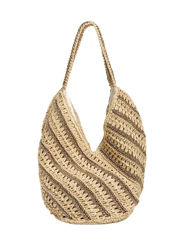 BTB LOS ANGELES Harper Hobo Bag - Gold