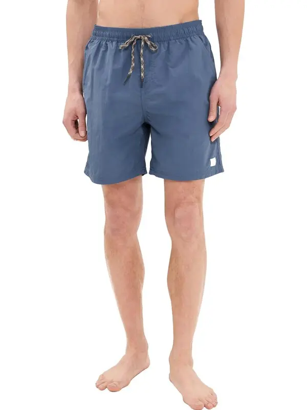 KATIN Poolside Volley Swim Trunks - Washed Blue