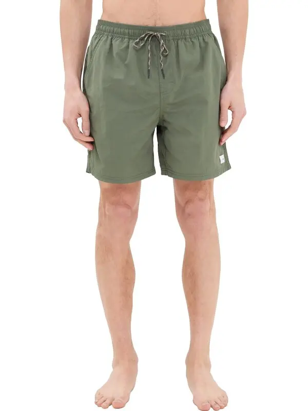 KATIN Poolside Volley Swim Trunks 6.25 - Olive