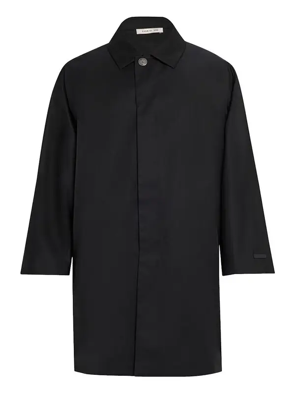 Fear Of God Eternal Nylon-wool Car Coat - Black