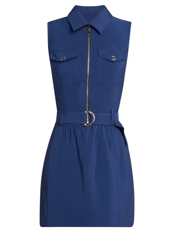 Ramy Brook Kaira Belted Mini Dress - Spring Navy