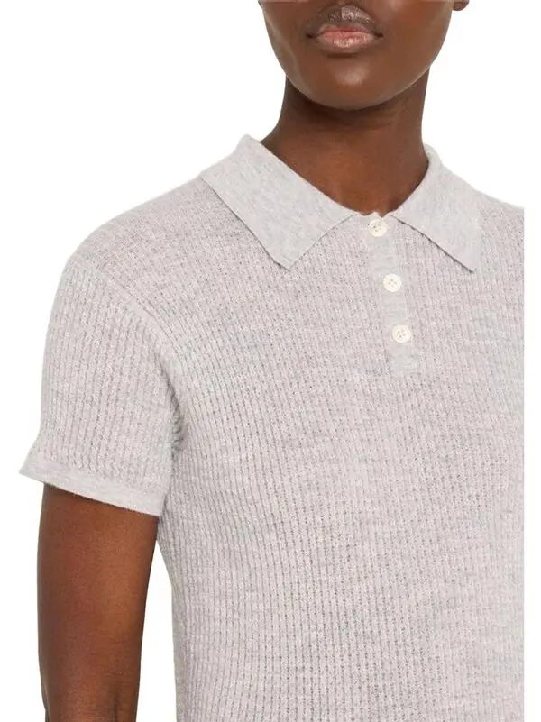 Guest In Residence Cashmere Polo Sweater - Stone
