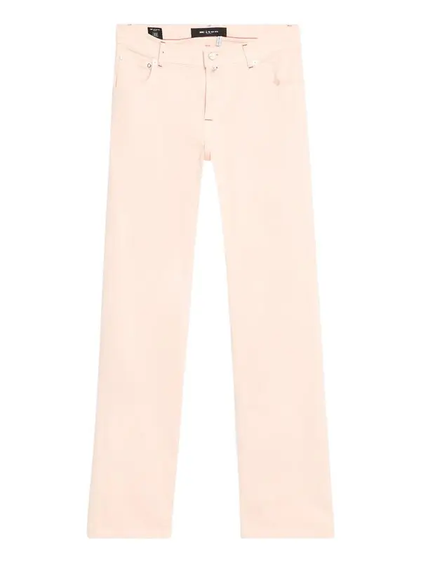 Kiton Stretch Twill Pants - Pink