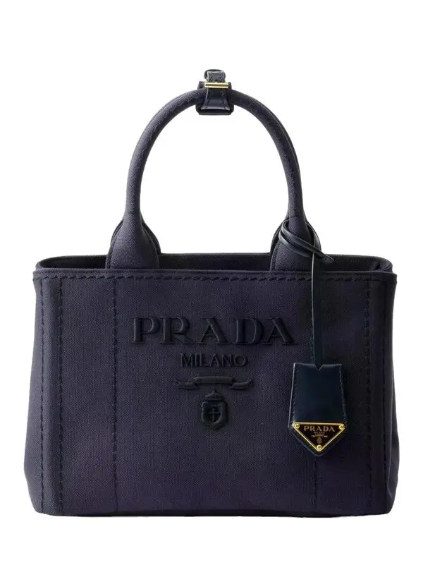 Prada Small Jardinière Tote - Blue