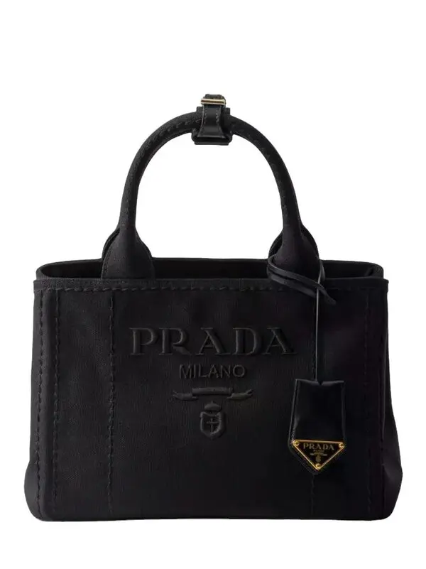 Prada Small Jardinière Tote Bag - Black