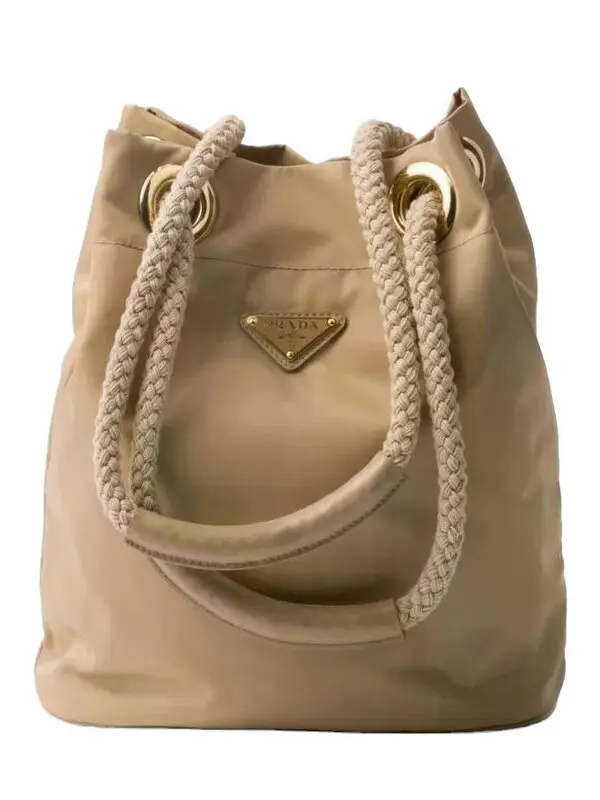 Prada Small Mariner Bucket Bag - Neutrals