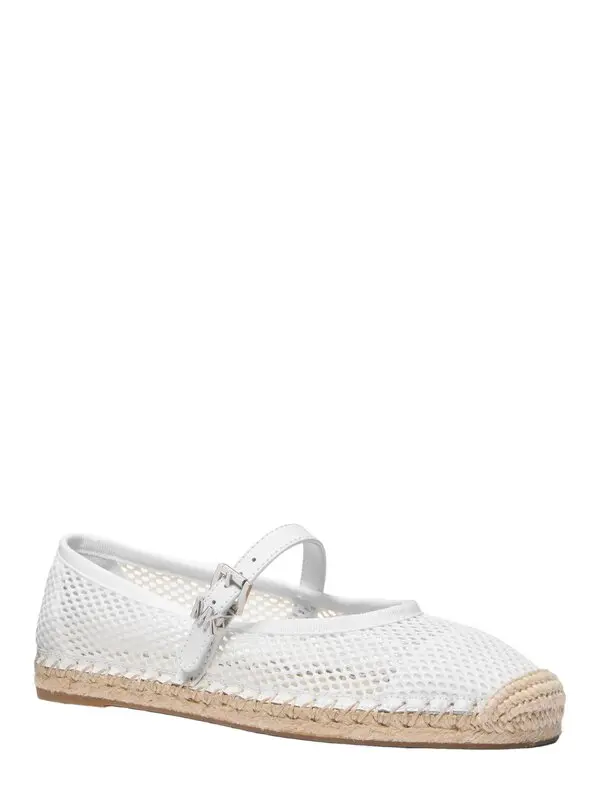 Michael Kors Lynn Mesh Ballet Espadrille - White