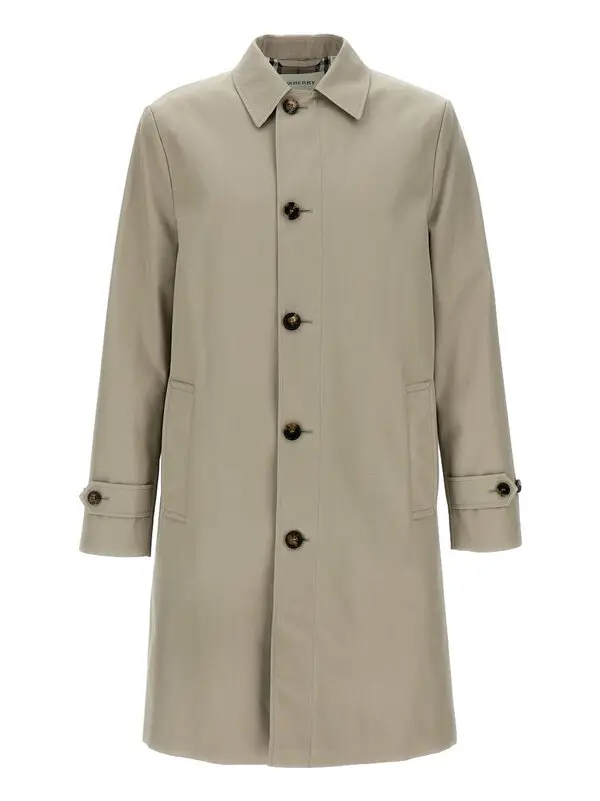 Burberry Medium Car Coat - Gray