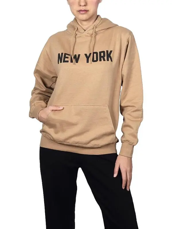 DEPARTURE New York Hoodie - Nude