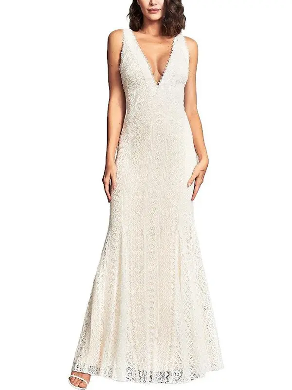 Tadashi Shoji Cadence Gown - Ivory