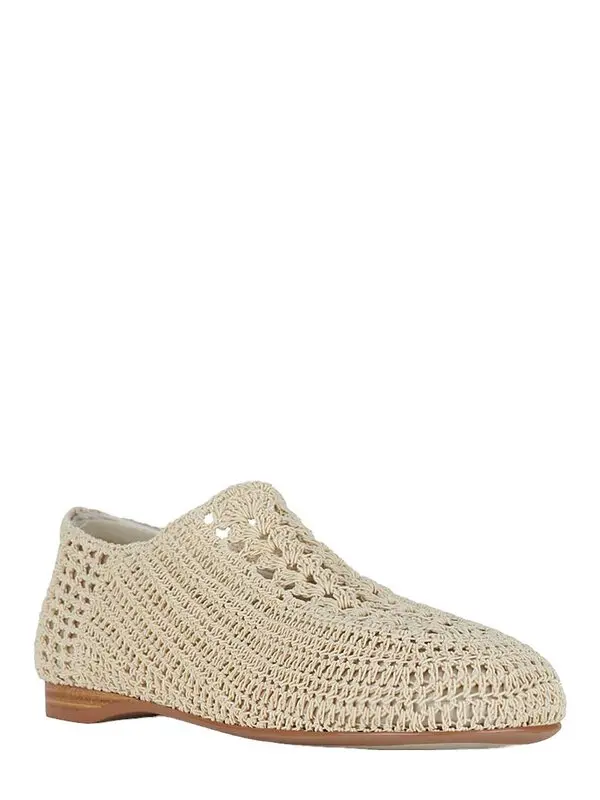 Jeffrey Campbell Nantucket Knit Flats - Ivory
