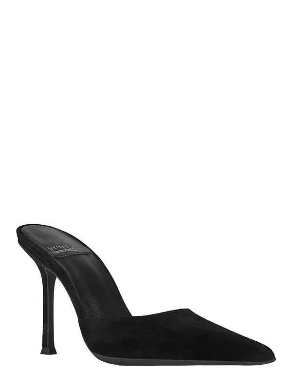 Jeffrey Campbell Robyn Mule Pumps - Black Suede
