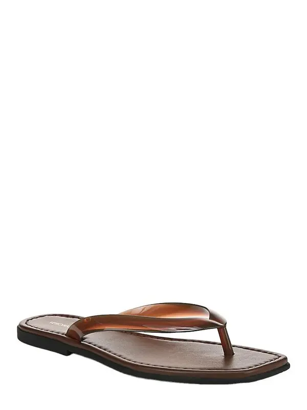 Veronica Beard Clea Jelly Thong Sandals - Hazelwood