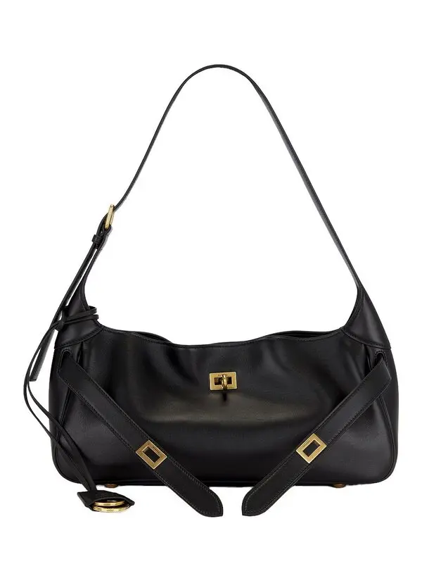 Balenciaga Bel Air Small Shoulder Bag - Black
