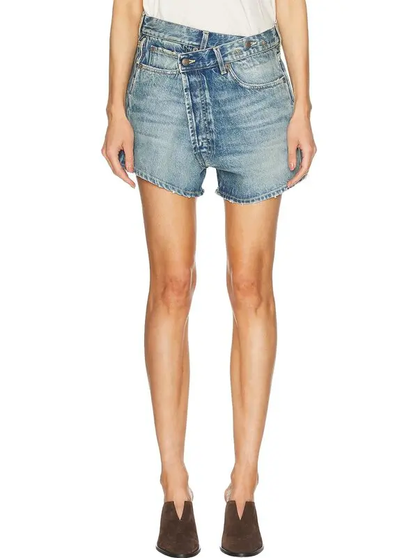 R13 Crossover Short - Bain Blue