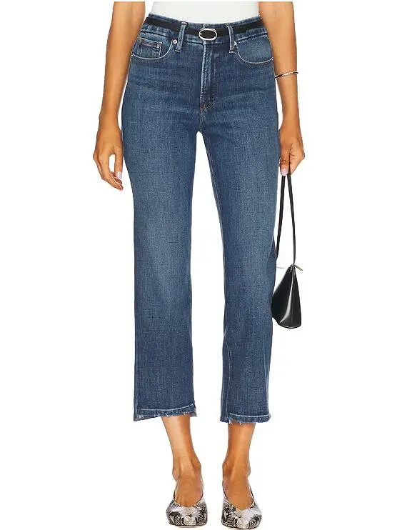 Good American Good Legs Straight Jeans - Blue