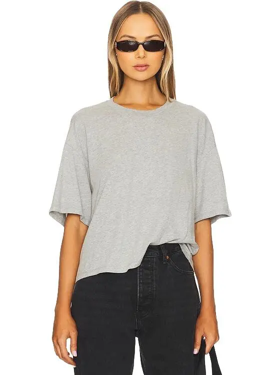 Sprwmn Oversized Boxy T-shirt - Heather Grey
