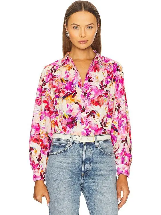 Ulla Johnson Tahlia Blouse - Azalea