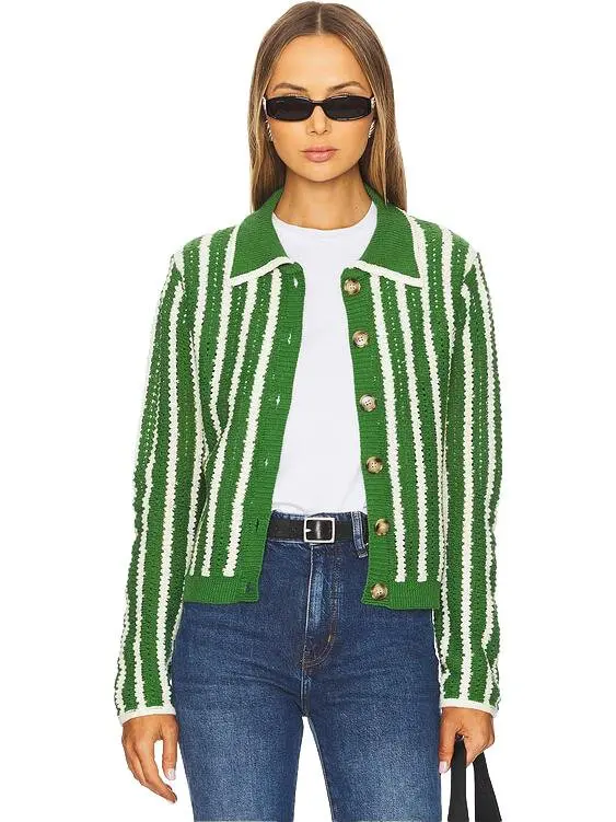 Heartloom Corrie Cardigan - Grass