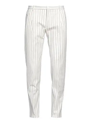 Dolce & Gabbana Striped Chino Pants - White