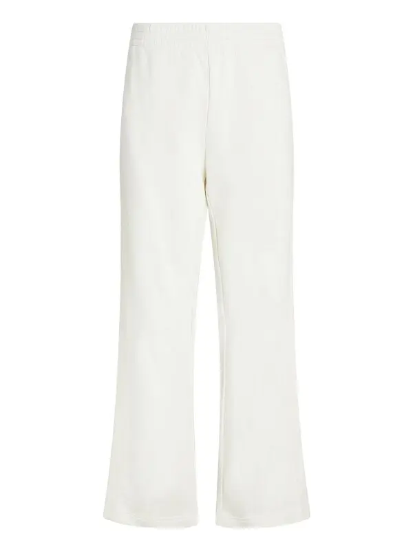 Helmut Lang French Cotton-terry Track Pants - Ivory