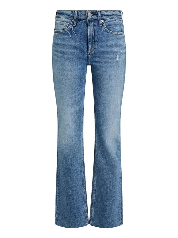 Rag & Bone Peyton Mid-rise Bootcut Jeans - Mid Denim