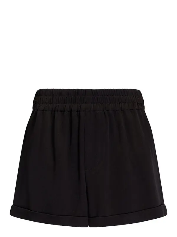 Alice + Olivia Satin Shorts - Black