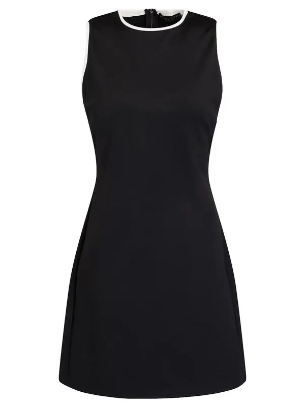 Alice + Olivia Stretch-jersey Mini Dress - Black