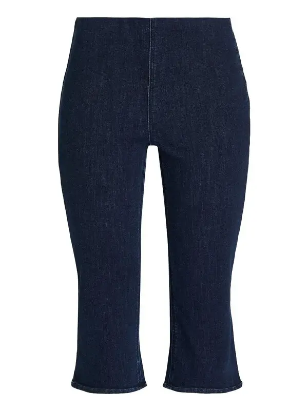 Rag & Bone Scarlett Cropped Slim-leg Jeans - Dark Denim