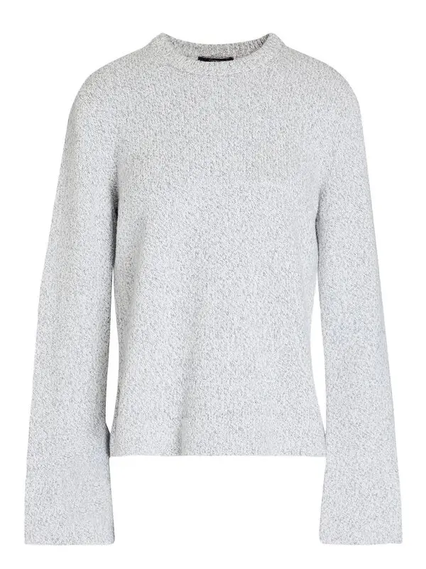 Theory Bouclé-knit Sweater - Light Gray