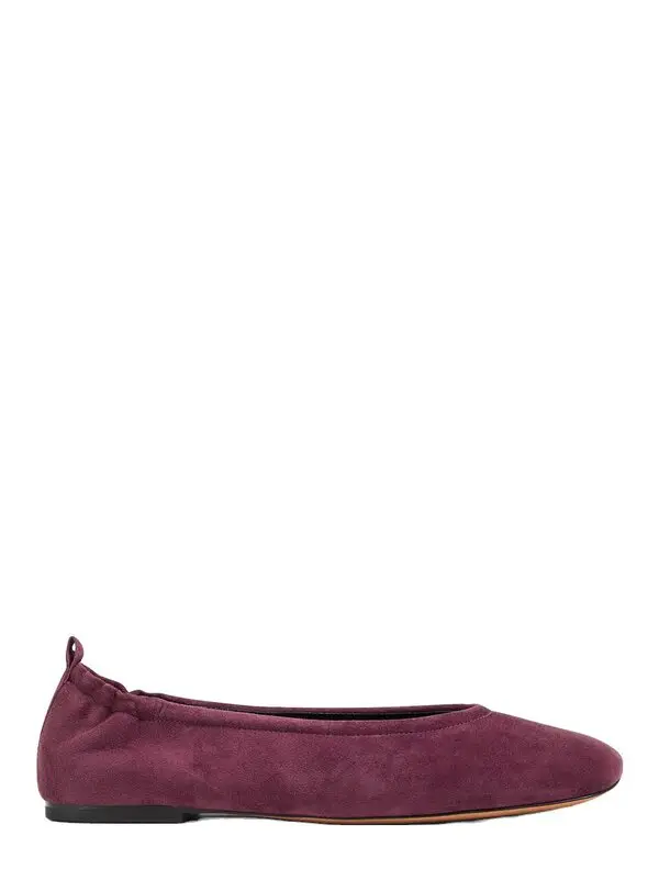 3.1 Phillip Lim Suede Ballet Flats - Grape