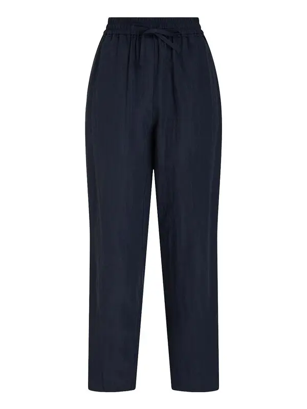 3.1 Phillip Lim Tencel-blend Tapered Pants - Navy