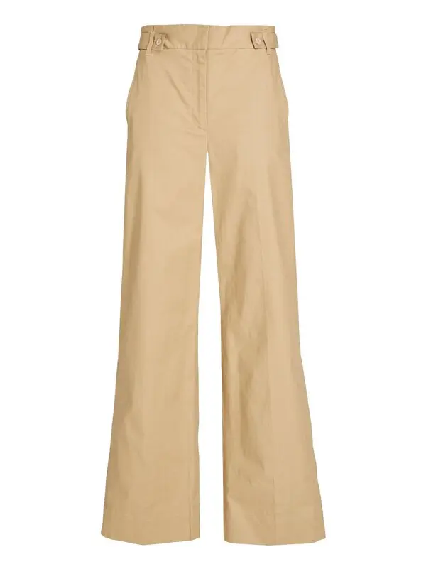 3.1 Phillip Lim Cotton-blend Wide-leg Pants - Sand