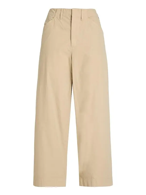 Rag & Bone Banks Cropped Wide-leg Pants - Beige