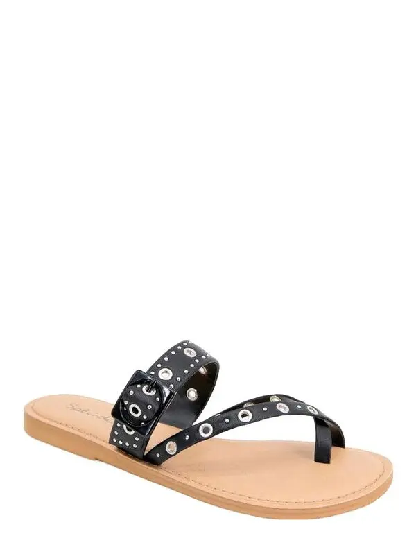 Splendid Sutton Studded Sandals - Black
