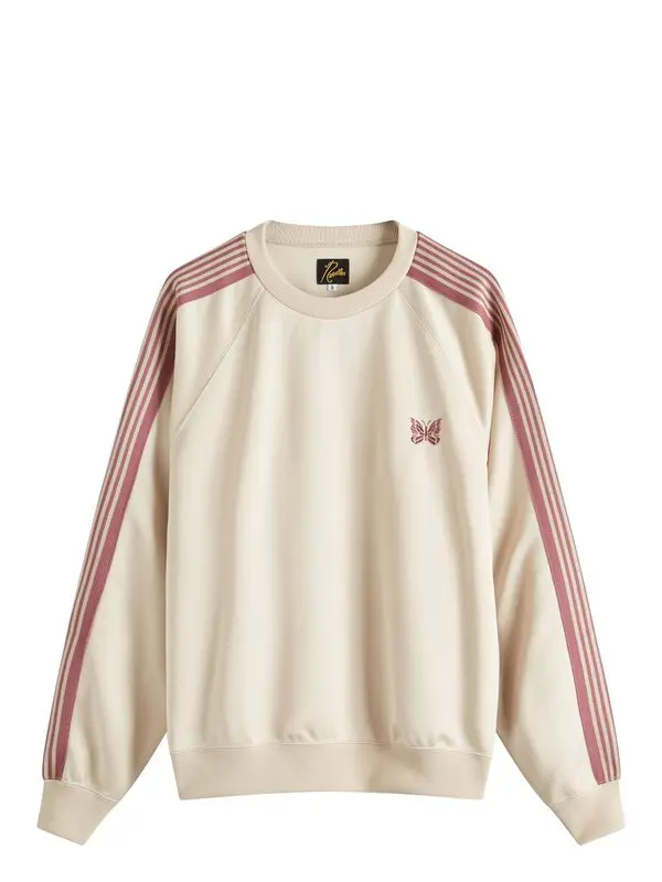 Needles Track Crew Neck Sweatshirt - Ivory
