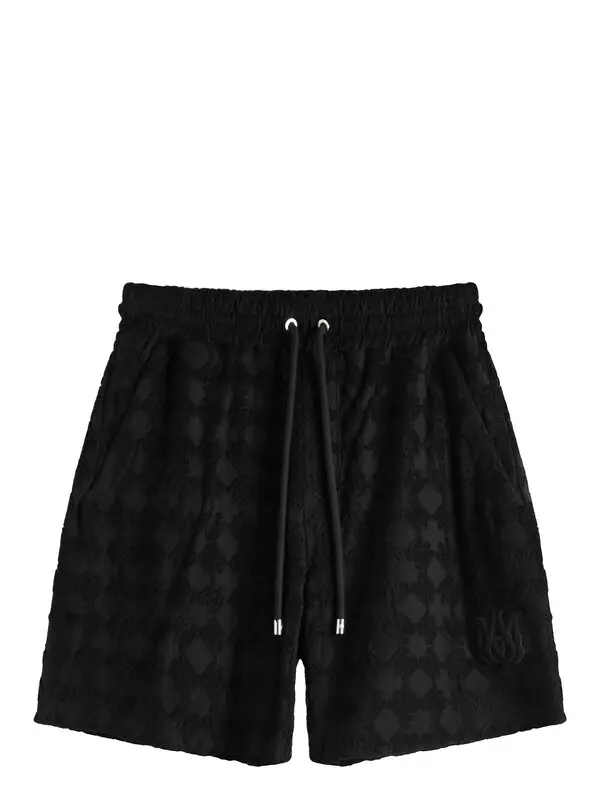 Amiri Ma Quad Toweling Shorts - Black
