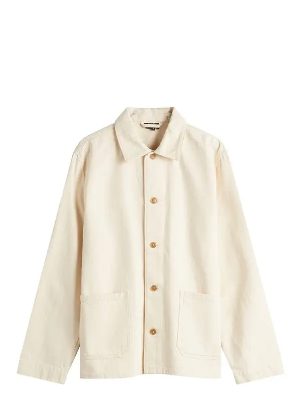 A.p.c. Embroidered Kerlouan Work Jacket - Ecru
